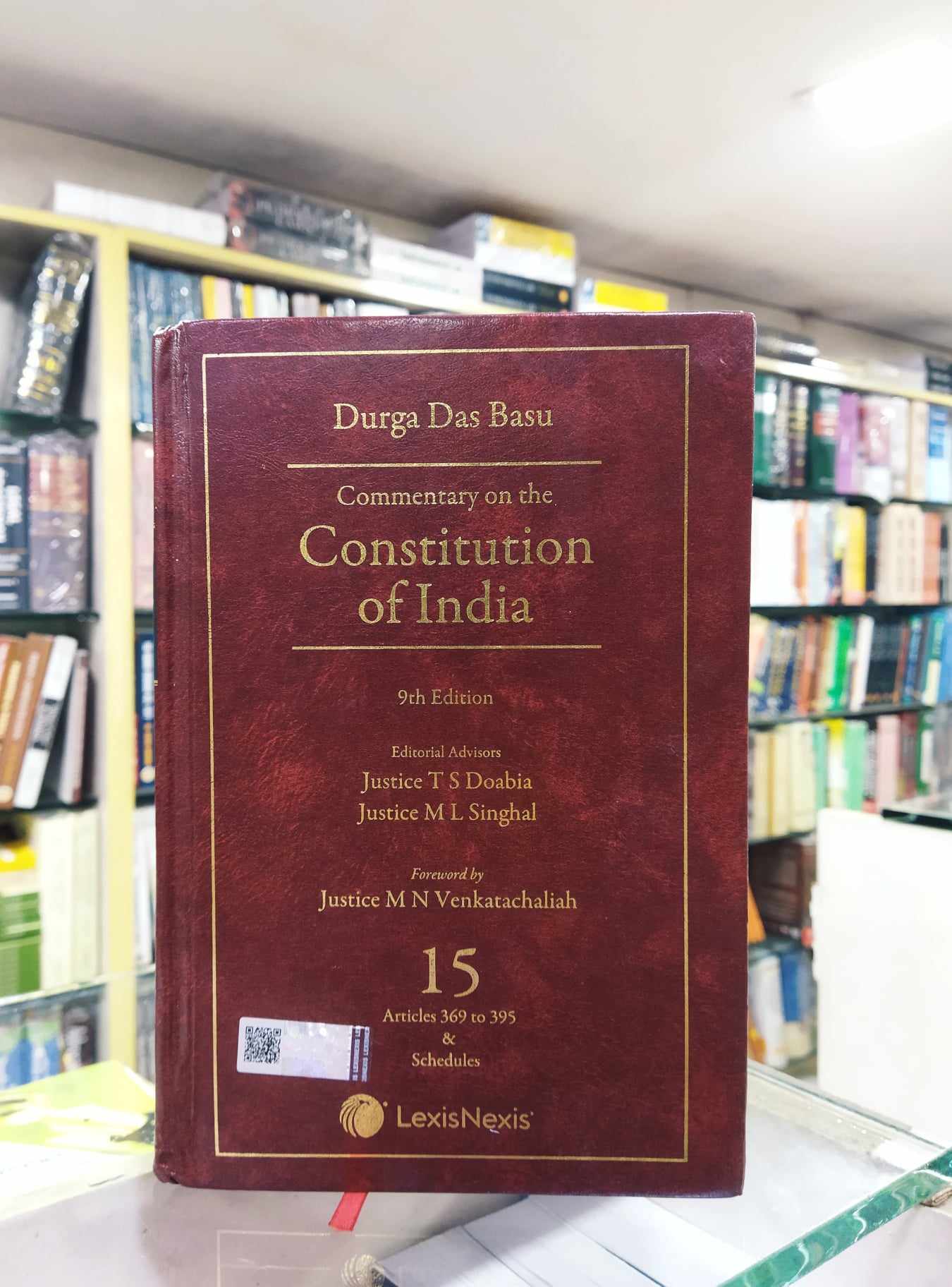 Commentary On Constitution Of India Vol 15 By Durga Das Basu Published By LexisNexis 2024 ...